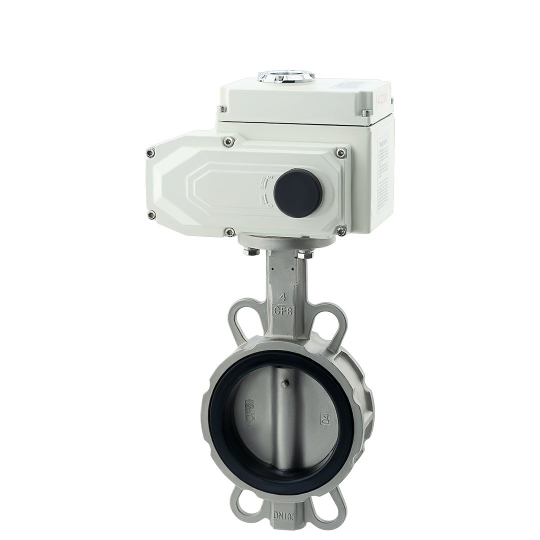 D971X-16P electric stainless steel wafer butterfly valve EPDM soft sea – The Power Contractor