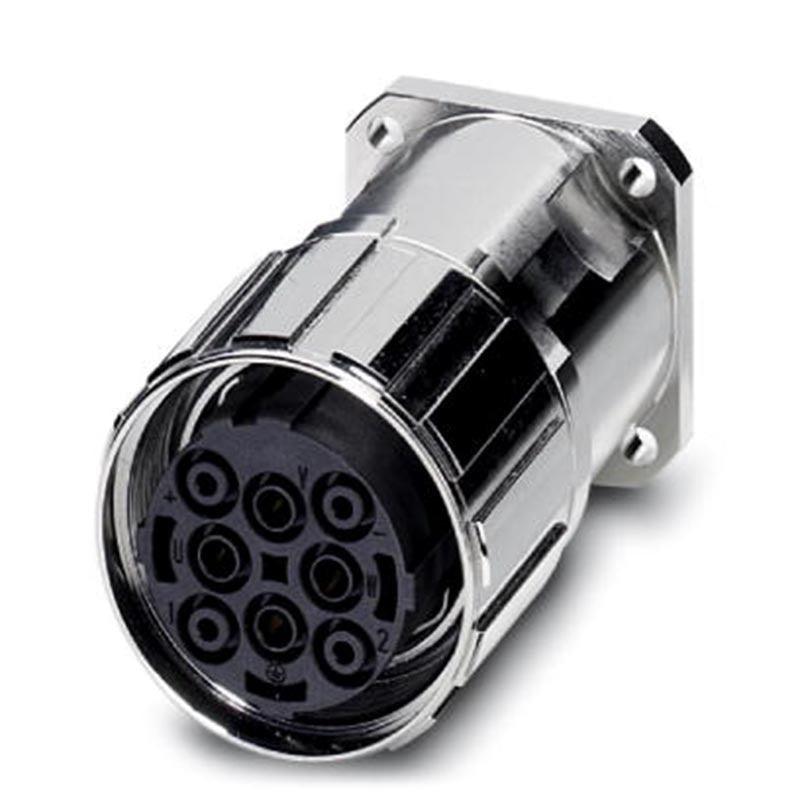 Phoenix device connector, front mounting, with knurled nut SM – The Power Contractor