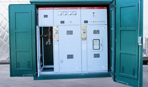 High voltage ring network switch cabinet solid insulated inflatable ca ...