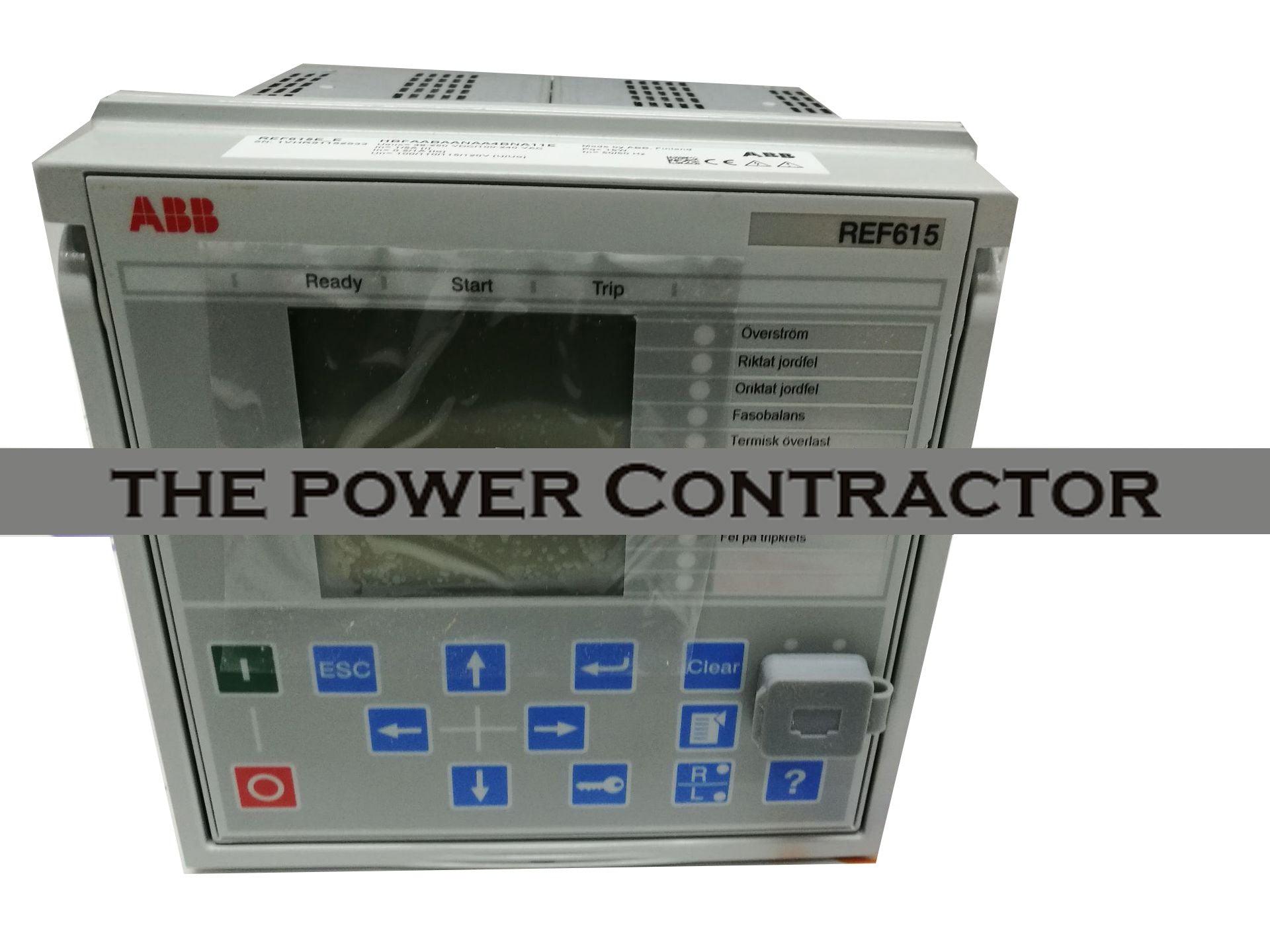 REF615E-E REF615C ABB – The Power Contractor